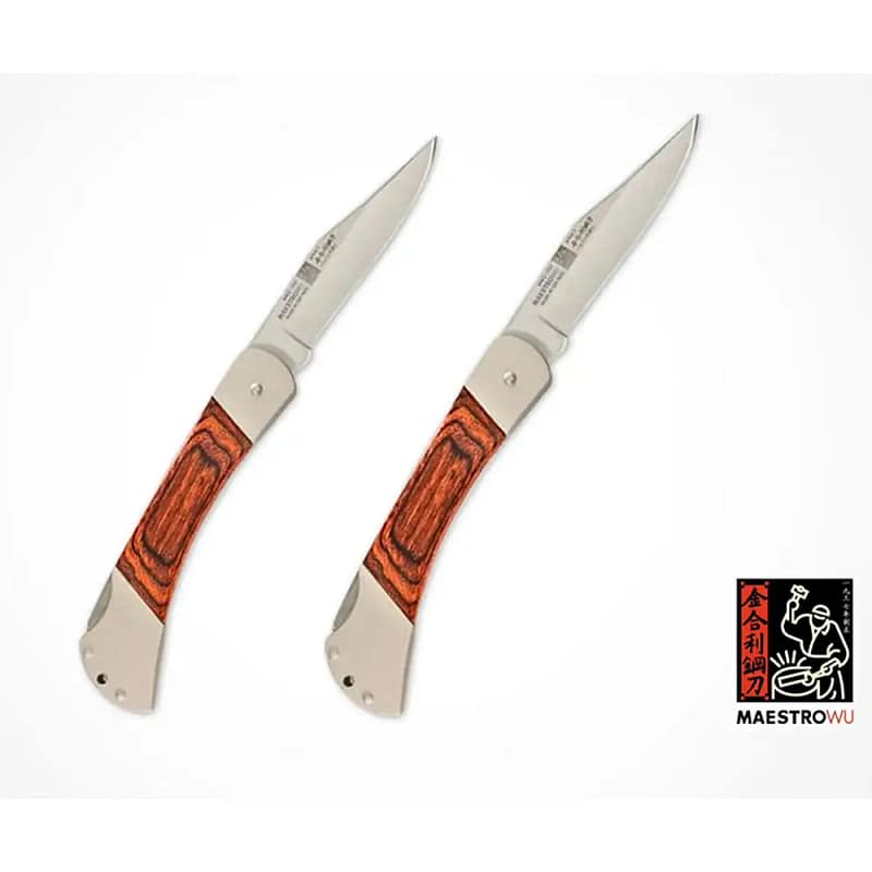 Maestro Wu Japanese Folding Knife - Bombshell steel