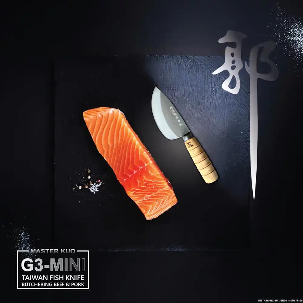 Mini Butchering & Fish Knife - Taiwan Tuna Knife | Jende Industries