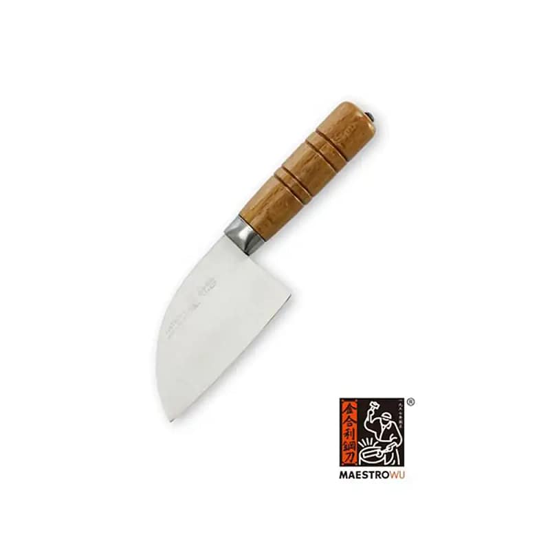 Maestro Wu Betel nut knife (Serbian Chef Knife) wooden handle