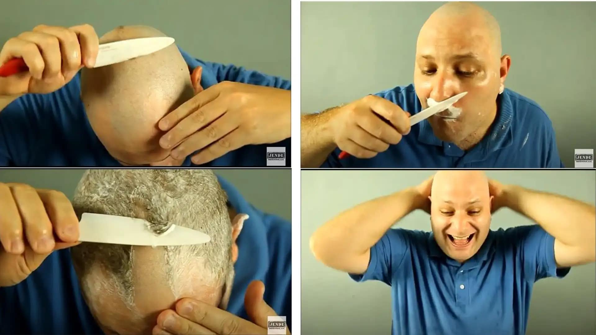 First-Ever Shave with a Ceramic Knife - Watch the Video