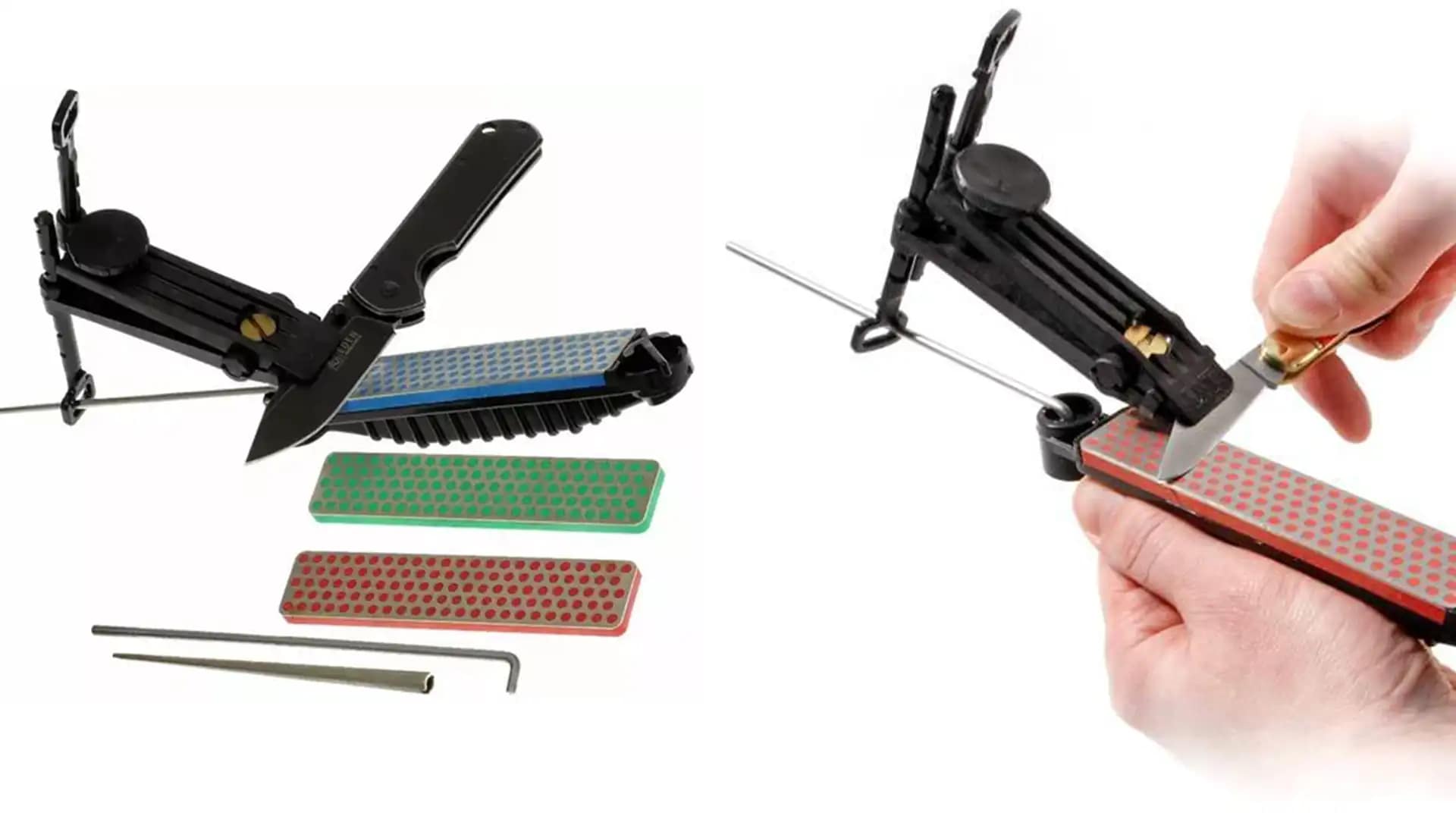 Sharpen Knife Using DMT Aligner | Jende Industries