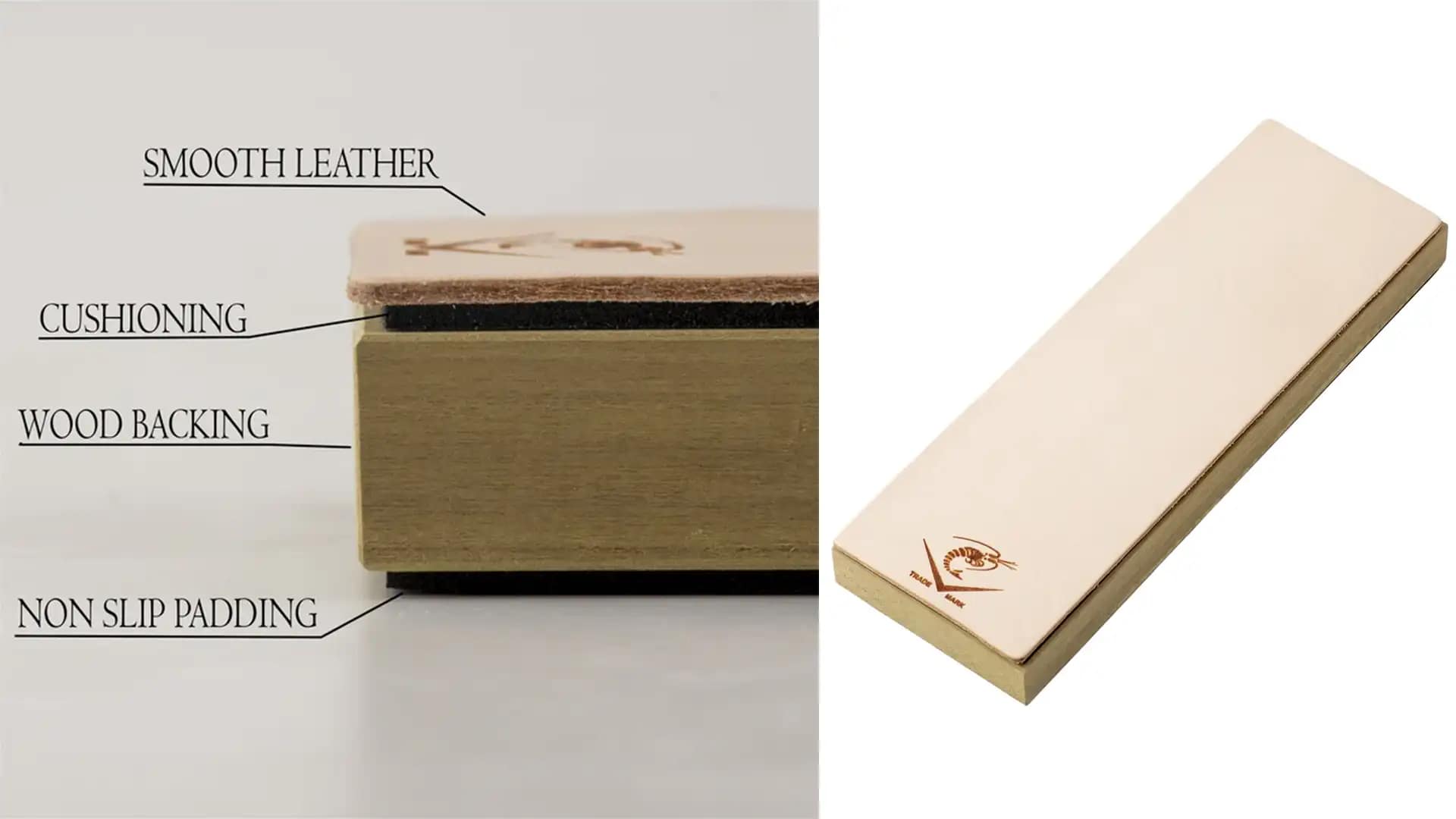 Naniwa Natural Leather Strop | Jende Industries