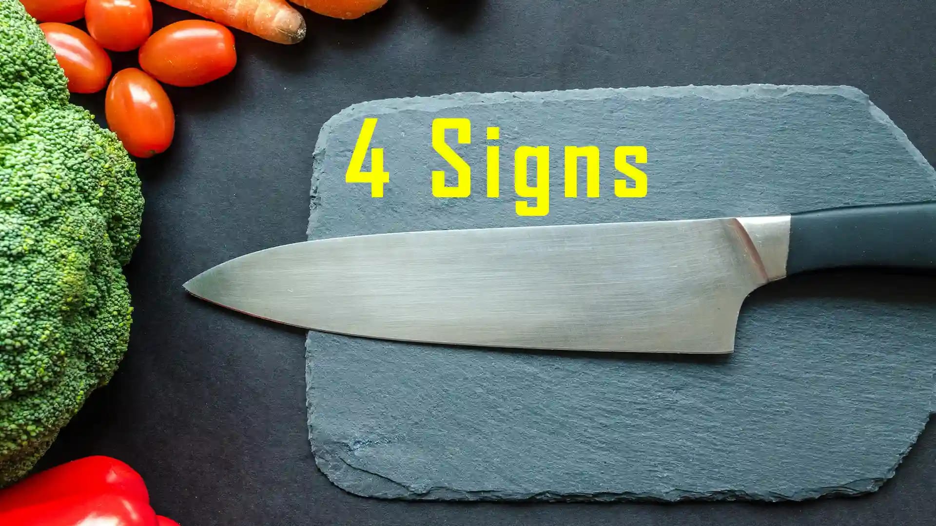 4 Signs Your Kitchen Knife is Dull | Jende Industries
