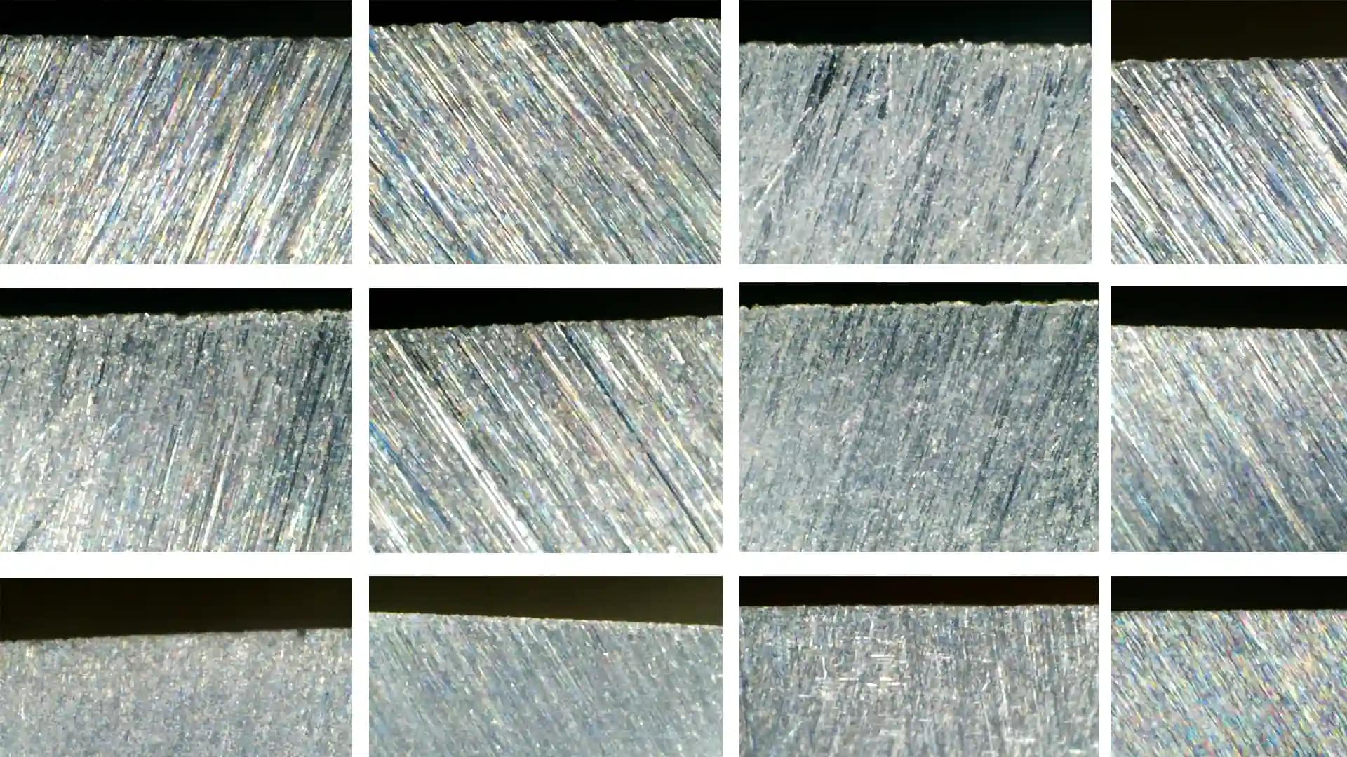 Wicked Edge Shapton Pro Stone Microscopic Progression