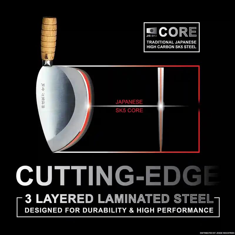 Master Kuo Large Taiwan Tuna Knife & Butchering Cleaver (G5-L)