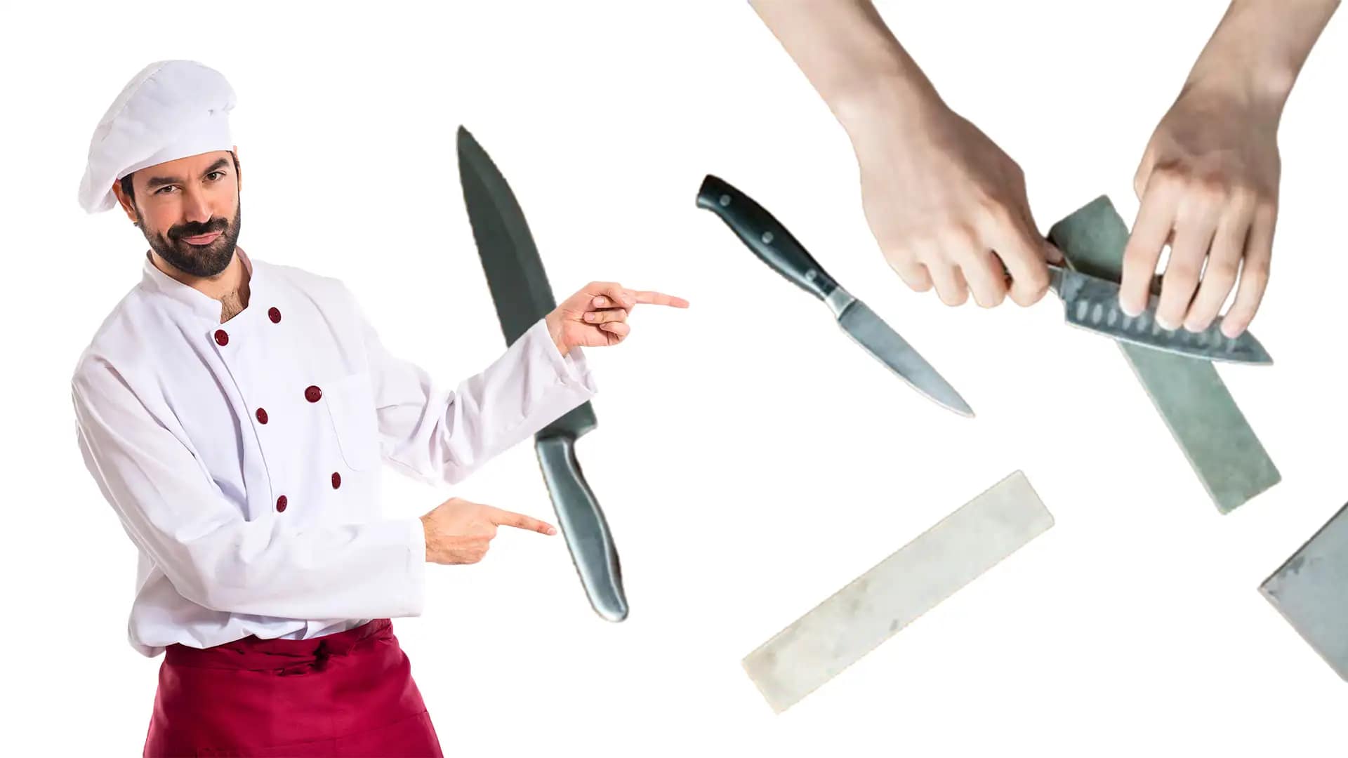 How do chefs sharpen their knives