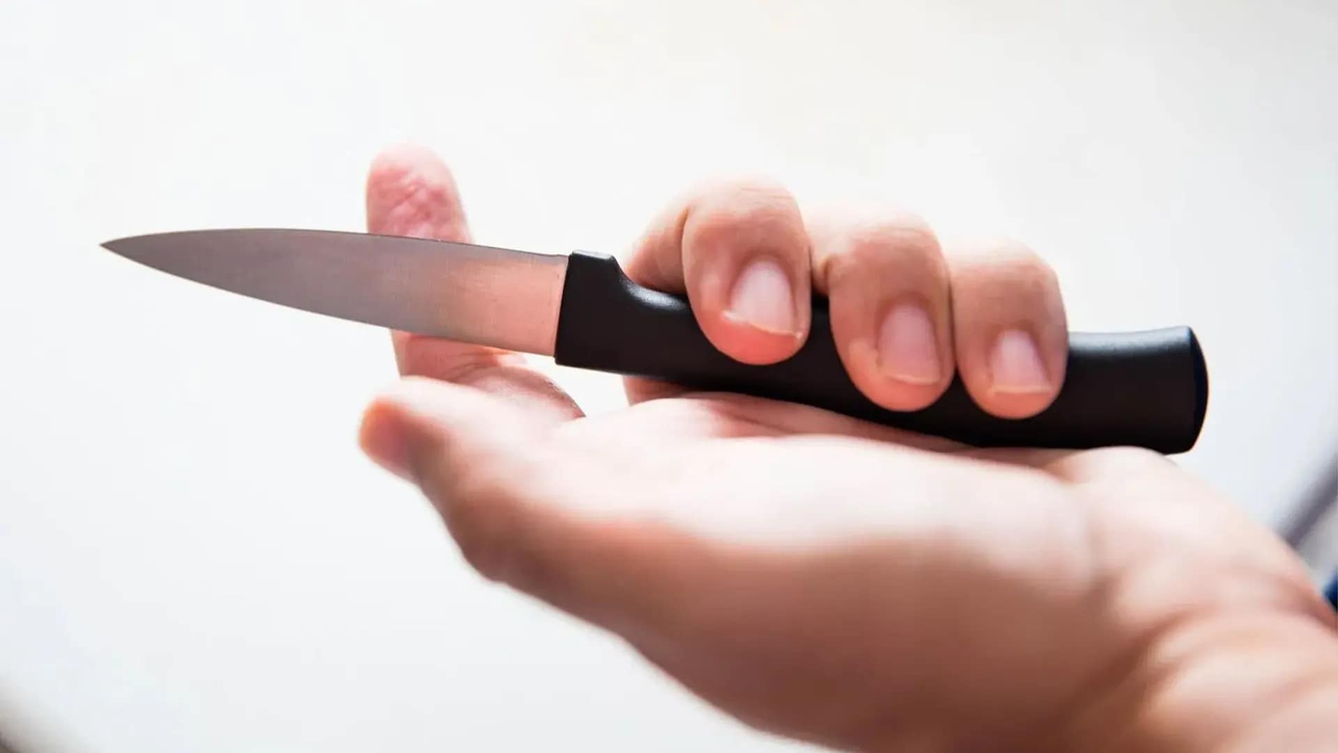 Repairing and Sharpening tip of bent knife