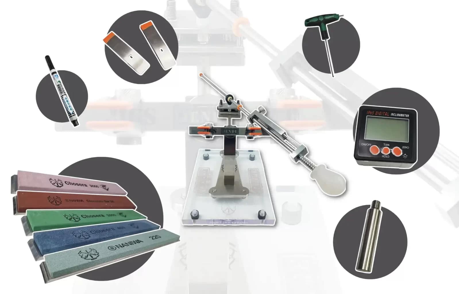 JIGS for Knives - Jende Industries Guided Knife Sharpener