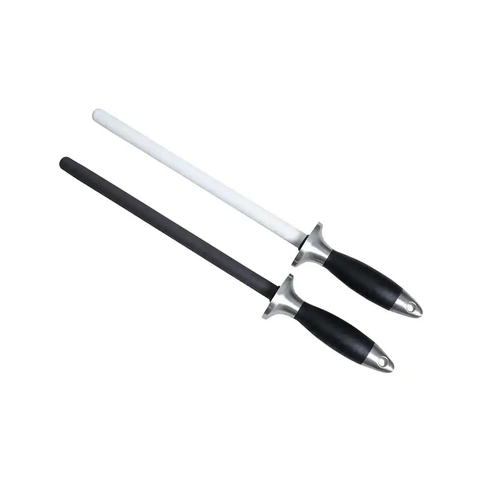 Ceramic Sharpening Steel Set (Black & White) Honing Steel Rod